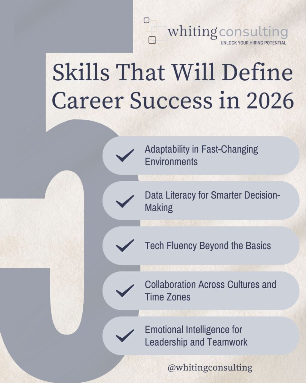 5 Skills That Will Define Career Success in 2026 | Whiting Consulting